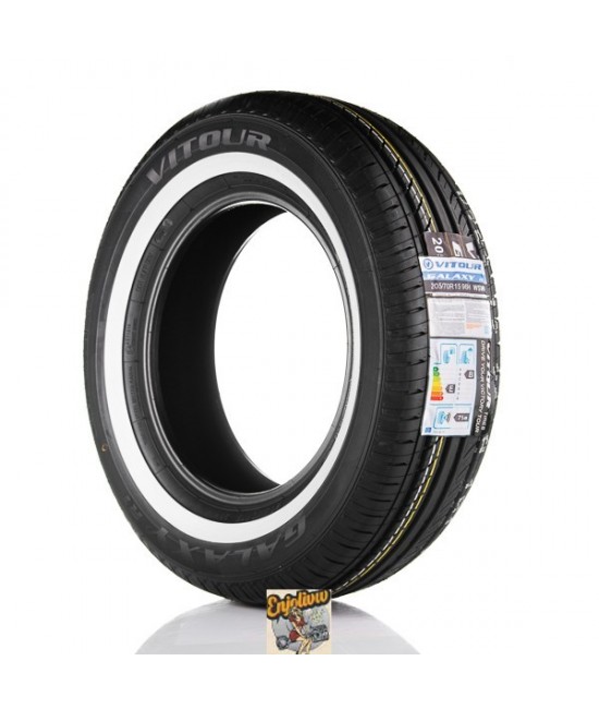 4 pneus flancs blancs 15 pouces 155/80R15 H classic pour VW Aircooled ...
